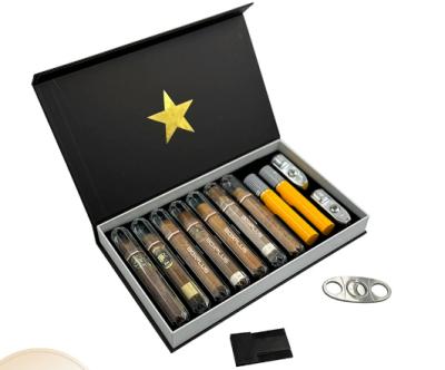 China Custom Capacity Cigar Packaging Box Rigid Boxes Made of Eco-Friendly Cardboard Material for sale