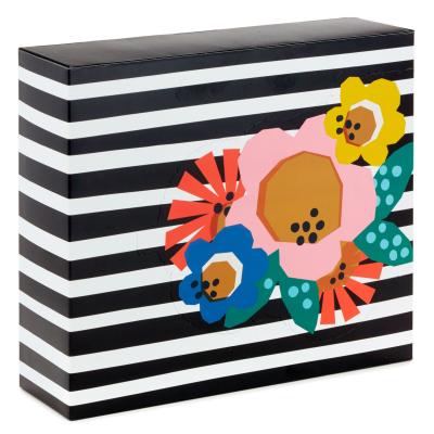 Cina Scatola d'imballaggio rigida delle bande e floreale di divertimento dello zip del regalo lucida/Matt Lamination in vendita