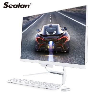 China Cartão-matriz de HM65 HM87 23,8 PC Desktop 1920x1080P do tela táctil AIO da polegada à venda