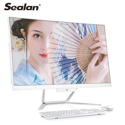 China Tudo em um 23,8 SSD Bulit do computador de secretária Ddr3 I3 I5 I7 8G 480GB da tela da polegada in camera à venda