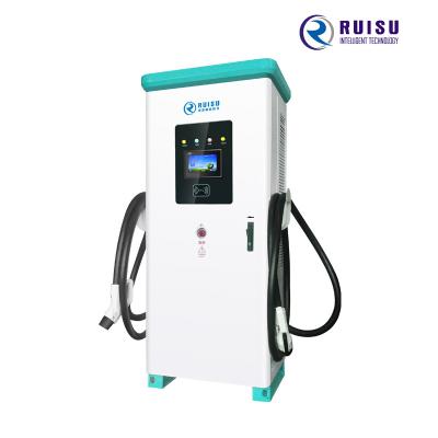 Cina Punti di ricarica per auto elettriche pubbliche CC da 120 kW tutto in uno con spine di ricarica CCS2 in vendita
