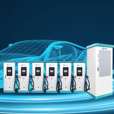 Cina caricatore EV commerciale da 480KW, 1 spina 8 stazioni di ricarica rapida CC OCPP in vendita