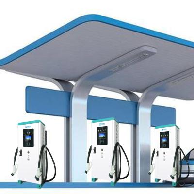 Cina Caricabatterie CCS COMBO2 EV a pila 120kW da esterno IP54 per ricarica rapida in vendita
