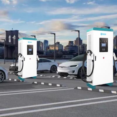 Cina caricatore pubblico EV da 120kw CC, punti di ricarica per auto commerciali EVSE CCS in vendita