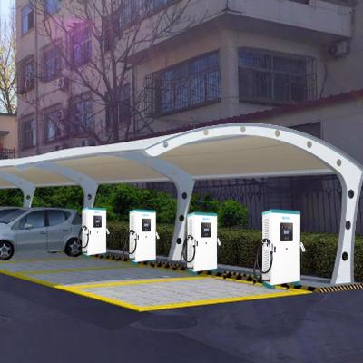 China 160KW snelle DC EV-laadstations buiten IP54 voor commercieel gebruik Te koop