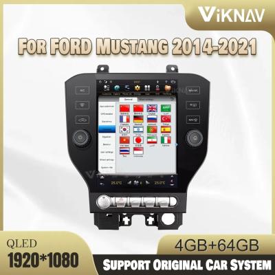 Cina 10.5 pollici Android Auto Stereo Per 2015-2020 Ford Mustang GPS di navigazione per auto originale SYNC3 Auto AC Multimedia player in vendita