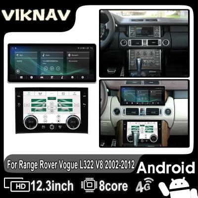 Cina Autoradio da 12.3 pollici per Land Range Rover Vogue V8 L322 2002-2012 Touch Screen Lettore multimediale di navigazione GPS Stereo in vendita