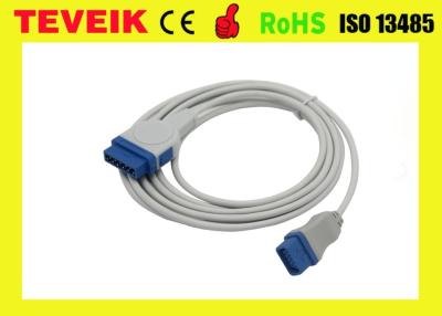 China SpO2-verlengingsadapterkabel, 11-polig naar TS 9-pins vrouwelijk Compatibel met GE ohmeda TS9pin-sensor Te koop