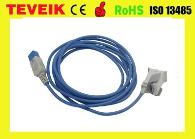 China Sensor médico compatível do grampo spo2 do dedo do pedia de HP do cabo spo2 com 8pin redondo 3m à venda