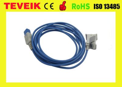 China Sensor médico compatível do grampo spo2 do dedo do pedia de HP do cabo spo2 com 8pin redondo 3m à venda