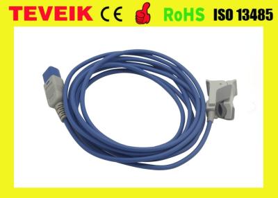 China Sensor médico compatível do grampo spo2 do dedo do pedia de HP do cabo spo2 com 8pin redondo 3m à venda