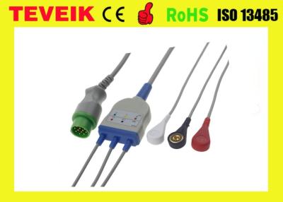 Cina Rottura AHA del cavo dei cavi ECG dell'un pezzo solo 3 di Bruker con una garanzia di anno in vendita