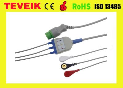Cina Rottura AHA del cavo dei cavi ECG dell'un pezzo solo 3 di Bruker con una garanzia di anno in vendita