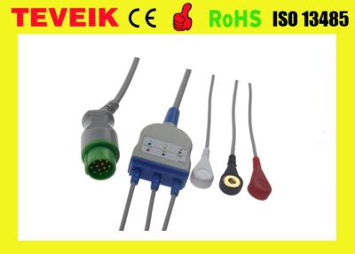 Cina Rottura AHA del cavo dei cavi ECG dell'un pezzo solo 3 di Bruker con una garanzia di anno in vendita