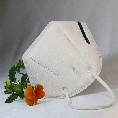 Cina Maschera di protezione non tessuta eliminabile di colore bianco 5 strati di KN95 con GB2626-2006 in vendita