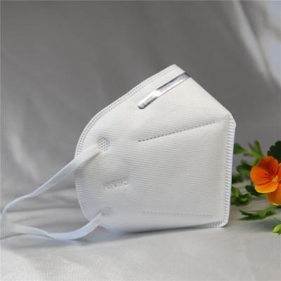 Cina Maschera di protezione non tessuta eliminabile di colore bianco 5 strati di KN95 con GB2626-2006 in vendita