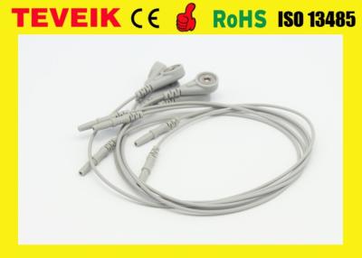 Cina L'OEM/ODM medici riutilizzabili DIN1.5 7 conduce il cavo del Leadwire di Holter Recorder ECG con la rottura in vendita