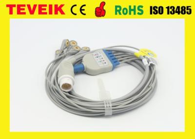 Cina Il giro riutilizzabile 12pin 5 di Mindray della fabbrica di Teveik conduce il cavo di ECG per il monitor paziente PM7000 in vendita