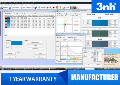 Cina Software di corrispondenza di colore del tessuto di 6 moduli relativo a colore Spectrophotomerer in vendita