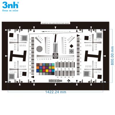 Cina 4000 linee il grafico di prova di risoluzione 3nh hanno personalizzato l'iso 12233 con le toppe 4X di colore in vendita