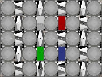 Cina grafico di prova di risoluzione della macchina fotografica digitale 4/3 3/2 di riflettente Iso12233 2014 diplomato in vendita