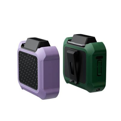 중국 HEBRONFAN Usb 가지고 다닐 수 있는 개인적이 2000 mah 재충전이 가능한 허리 클립 팬 판매용