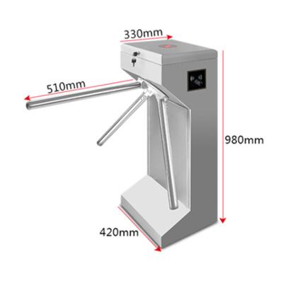 Cina entrata del portone di 30p/M Vertical Tripod Turnstile per gestione pedonale in vendita