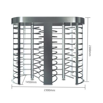 China Mechanical Full Height Turnstile , Custom Security Door Turnstile For Museum for sale