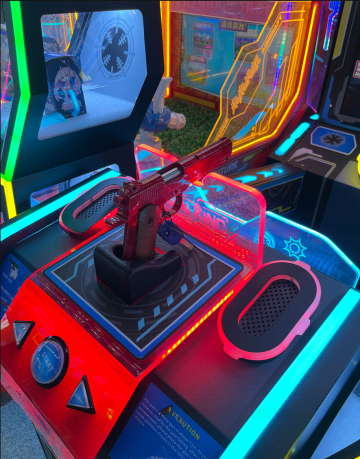 Gun King arcade machine control panel
