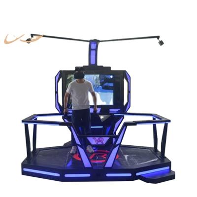 China 9D VR Simulator with 250x250x240CM Size 110V/220V Voltage and 42LCD Screen for HTC VIVE Glasses for sale