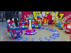 Ex-Work Kiddie Rides with Main Material Fiber Glass And Metal Park Attraction Play Time 2-5 Coins