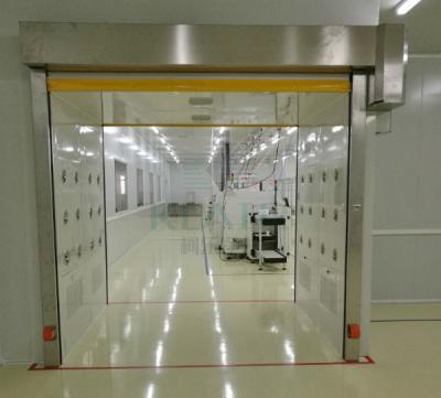 중국 빠른 회전 문을 가진 Gmp 화물 청정실 공기 샤워 먼지가 없는 380V 3P 60Hz 판매용