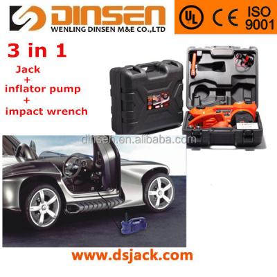 中国 DC 12v 1つの工具セットに付き電気油圧ジャック キット360mmの最高の高さ3つ 販売のため