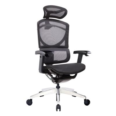 China Black Ergonomic Mesh Chair Lumbar Support High Back Swivel Chairs for sale