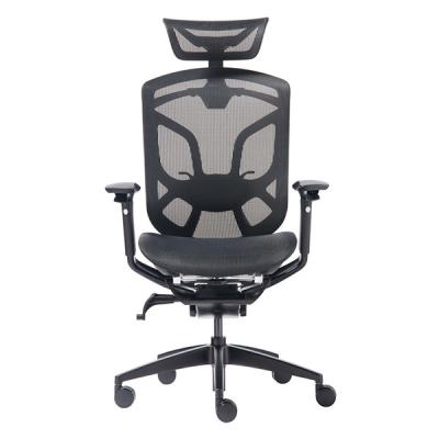 Cina La polvere nera luminosa ha ricoperto la sedia Mesh Ergonomic Manager Seating respirabile dell'ufficio di Dvary in vendita