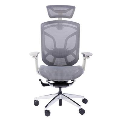 China Cabeceira Mesh Office Chairs do apoio do projeto 3D da queda da água de Grey Plastic Rotating Chair Comfort à venda