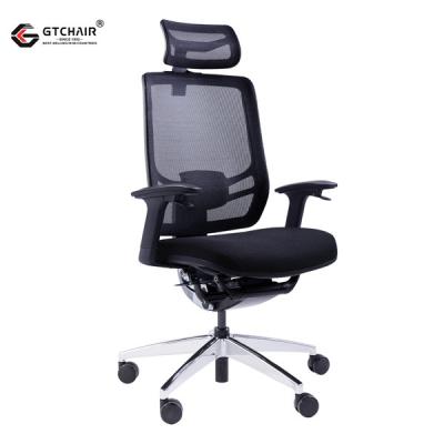Cina Dirigente ergonomico di sostegno di Mesh Adjustable Office Chair Lumbar con il poggiacapo in vendita