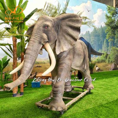 China Realistic Animal Simulations Animatronic Animals Elephants For Jurassic Park for sale