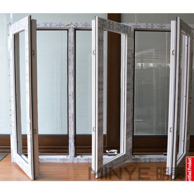 중국 태국 시장에 대한 EPDM 고무 스트립 및 현대 디자인 UPVC 아치 된 캐스먼트 창문 판매용