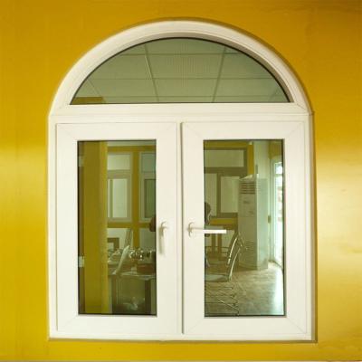 중국 태국 시장에 대한 EPDM 고무 스트립 및 현대 디자인 UPVC 아치 된 캐스먼트 창문 판매용