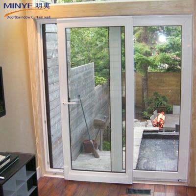 Κίνα Τύπος γυάλινης πόρτας PVC/UPVC διπλές γυάλινες συρόμενες πόρτες για μπάνιο και ντουλάπι κουζίνας προς πώληση
