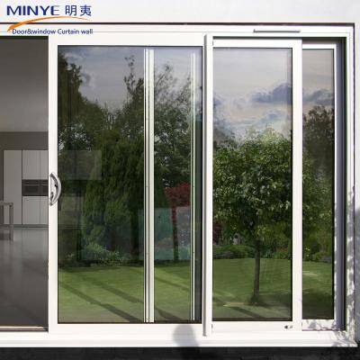 Κίνα Τύπος γυάλινης πόρτας PVC/UPVC διπλές γυάλινες συρόμενες πόρτες για μπάνιο και ντουλάπι κουζίνας προς πώληση