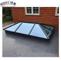 Quality Roof Window Shade Hung Open POWDER COATED Aluminum Roof Skylight with 5MM 9A 5MM Glass for sale
