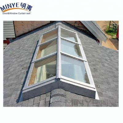 1.4mm Profile Thickness Waterproof Remote Control Aluminum Roof Windows Strong