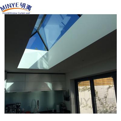 Vertical Swing Roof Window Windproof Metal Roof Skylight for Aluminium Slope