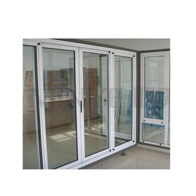 Κίνα Μοναδική γυάλινη συρόμενη πόρτα PVC για θορύβωση και αντίσταση στον άνεμο στις Φιλιππίνες προς πώληση