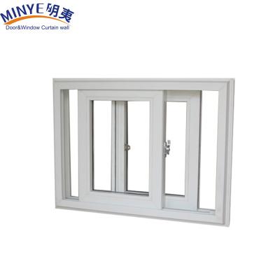 Κίνα Ηχητικά αδιάβροχο πλαστικό πλαίσιο UPVC/PVC Στρίψιμα παράθυρα με διπλό τζάμι σε χρώμα ξύλου προς πώληση