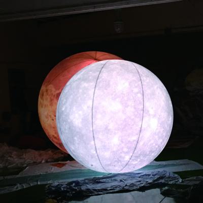 Cina Pallone gonfiabile gigante bandiera pallone di elio volante bandiera gonfiabile pallone con luce Led in vendita