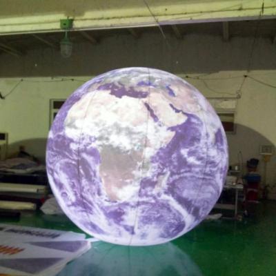 China Custom Pattern Big Moon Ballon Opblaasbaar Led Globe Feesten Evenementen Outdoor Decoratie Big Helium Ballons Te koop