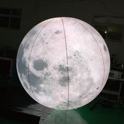 Cina Logo personalizzato Pallone gonfiabile gigante Volante Led Light Elio Pallone bandiera gonfiabile in vendita